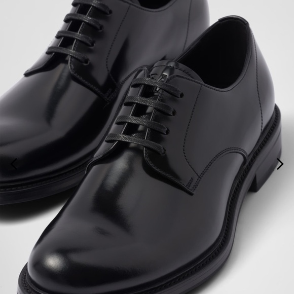 Prada | Shoes | Classic Prada Black Mens Dress Shoes | Poshmark
